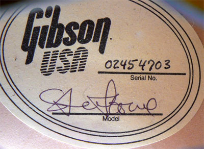 2004 Gibson Steve Howe Signature ES-175